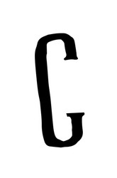 Elongated Font Vector Images (69)