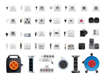 Austria electrical socket icon Royalty Free Vector Image