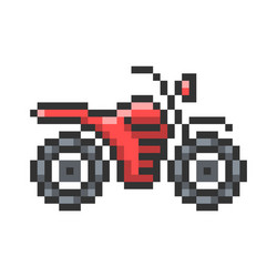 Motorbike Pixel Vector Images (over 150)