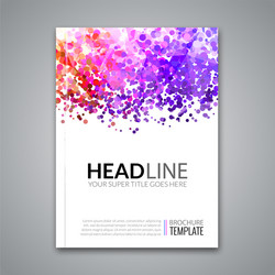 Business report design background with colorful Vector Image