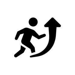 Career objective icon Royalty Free Vector Image