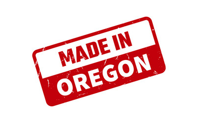Made in oregon rubber stamp Royalty Free Vector Image