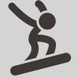 Snowboard icon Royalty Free Vector Image - VectorStock