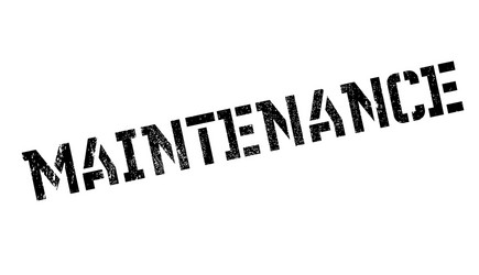 Maintenance rubber stamp Royalty Free Vector Image