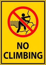 No Climbing Sign Vector Images (over 530)