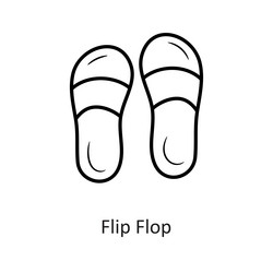 Flip Flop Outline Vector Images (over 3,200)