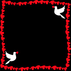 Doves Border Black Vector Images (over 100)