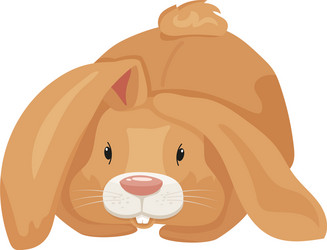 Cartoon rabbits different Royalty Free Vector Image