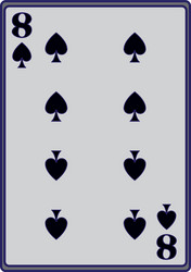 8 of Spades Vector Images (over 170)