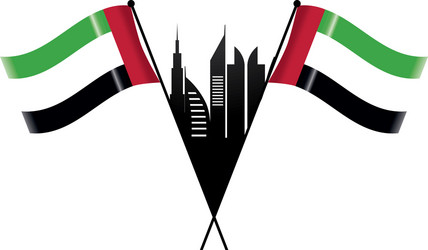 United arab emirates Royalty Free Vector Image