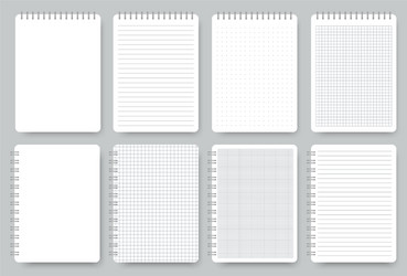 Notebook cover design set Royalty Free Vector Image