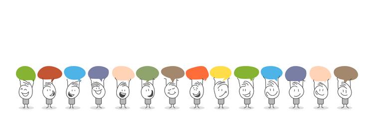 Stickman Speaking Vector Images (over 160)