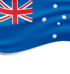 Australian Flag Waving Vector Images (over 990)