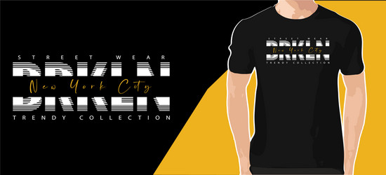 Modern t shirt design with number chest print Vector Image