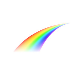 Realistic rainbow spectrum Royalty Free Vector Image