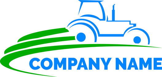 Tractor logo design Royalty Free Vector Image - VectorStock