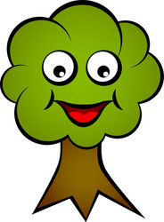 Animated Trees With Faces