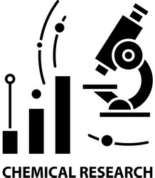 Laboratory research icon black sign Royalty Free Vector