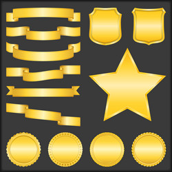 Golden Ribbons Vector Images (over 99,000)