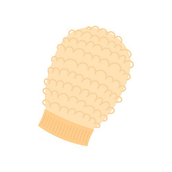 Long bath puff cartoon Royalty Free Vector Image