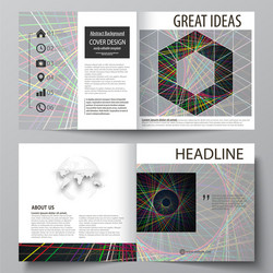 Bright leaflet designs with cute turtle Royalty Free Vector