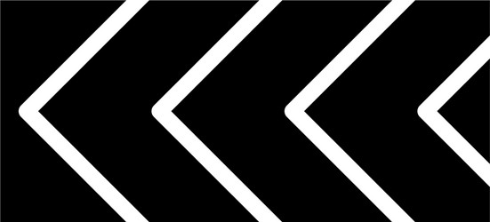 Sharp deviation of route to left road sign icon Vector Image