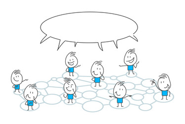 Stickman Speaking Vector Images (over 160)