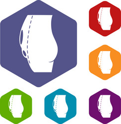 Tummy Tuck Icon Vector Images (over 100)