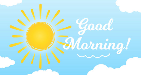 Good Morning Cartoon Vector Images (over 3,200)