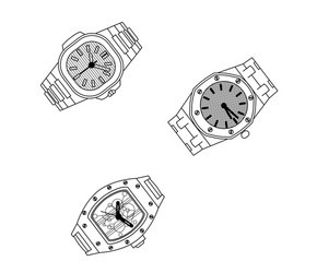Luxury Watches Vector Images (over 6,700)