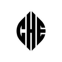 Che logo letter letter logo design Royalty Free Vector Image