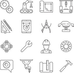 Mechanical engineering drawings draft Royalty Free Vector