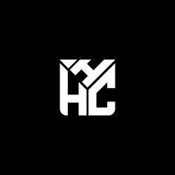 Hhc letter logo design simple and modern Vector Image