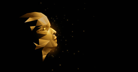 Polygon Human Face Vector Images (over 1,200)