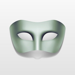 Silver shining carnival mask Royalty Free Vector Image