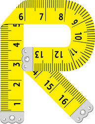 Letter b ruler icon cartoon style Royalty Free Vector Image