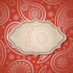 Indian frame Royalty Free Vector Image - VectorStock