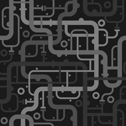 Abstract piping seamless pattern Royalty Free Vector Image