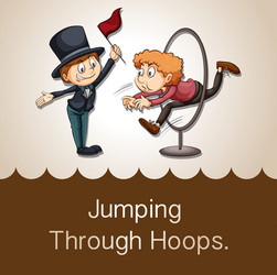 Jumping Through Hoop Vector Images (92)