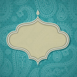 Indian frame Royalty Free Vector Image - VectorStock