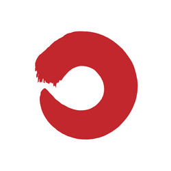 Black enso symbol Royalty Free Vector Image - VectorStock