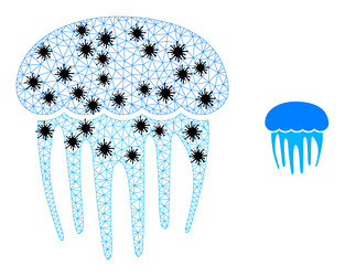 Jellyfish Polygon Vector Images (71)