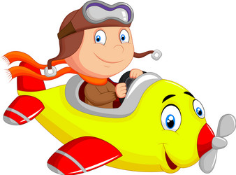 Cartoon little boy driving racing car Royalty Free Vector