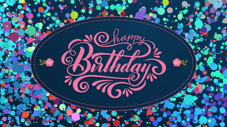 Happy Birthday Feminine Vector Images (over 1,000)
