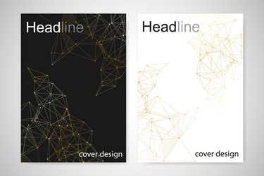 Minimal brochure templates magazine leaflet Vector Image