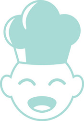 Girl chef Royalty Free Vector Image - VectorStock