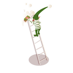 Elf on a Ladder Vector Images (over 120)