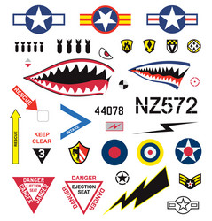 Fighter pilot helmet emblem Royalty Free Vector Image