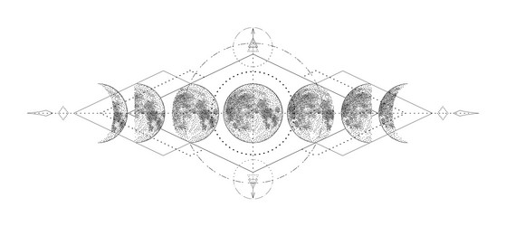 Moon Tattoo Vector Images (over 14,000)