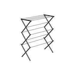 Clothing clothes drying rack cartoon Royalty Free Vector